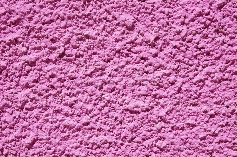 Pink Decorative Relief Plaster on Wall Stock Image - Image of ...