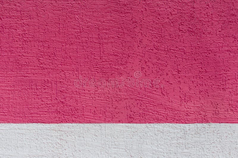 Pink Rough Wall Abstract Pattern Two Colors and White Plaster Bark ...
