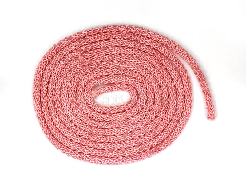 Pink Round Braided Cording stock image. Image of finely - 17042303