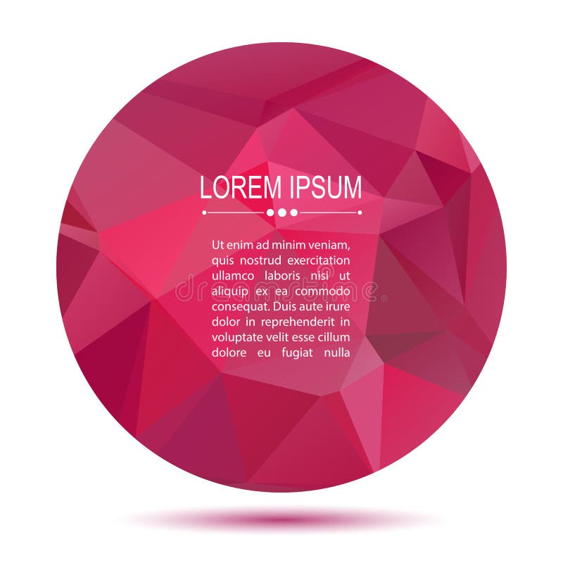 Pink round frame stock vector. Illustration of pink, drawing - 79247552