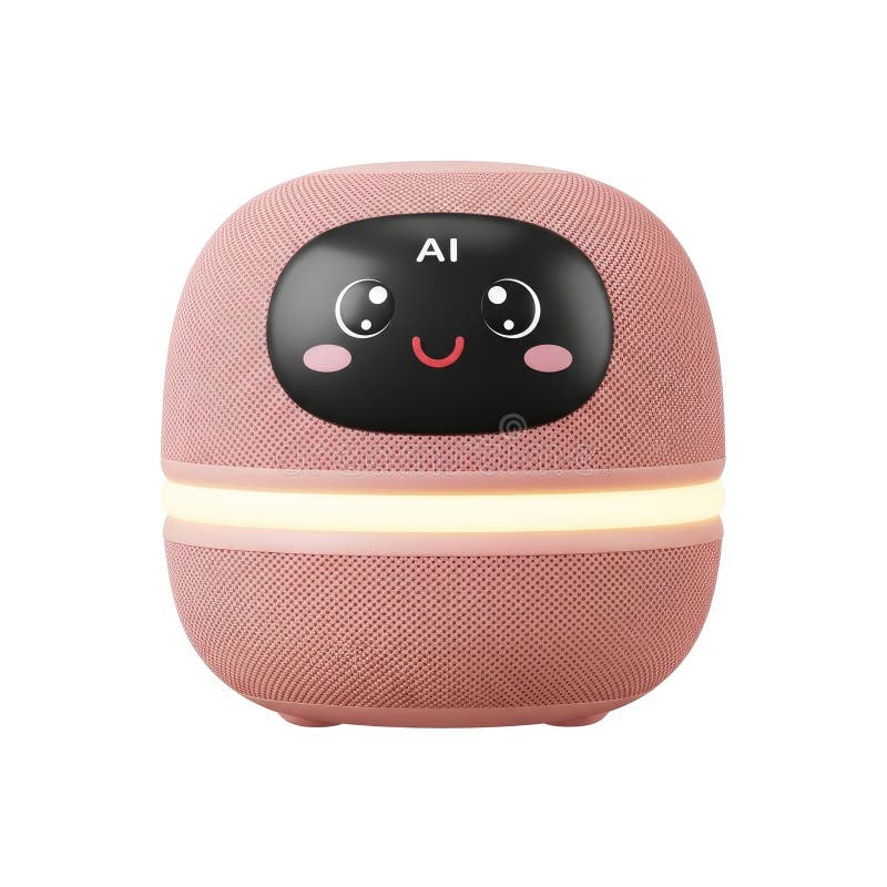 Cute AI Assistant Device stock photo. Image of education - 393900342