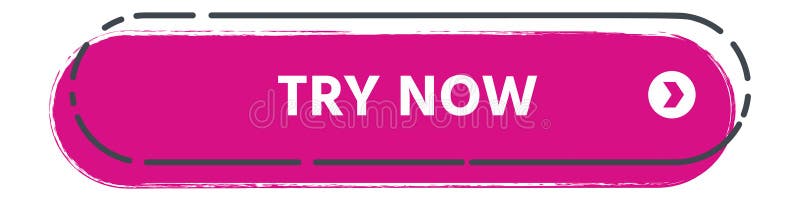 Pink Rounded Rectangular Button Featuring a Right Arrow, Inviting Users ...