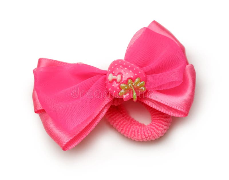 Pink rubber band stock photo. Image of child, pink, hair - 54133298