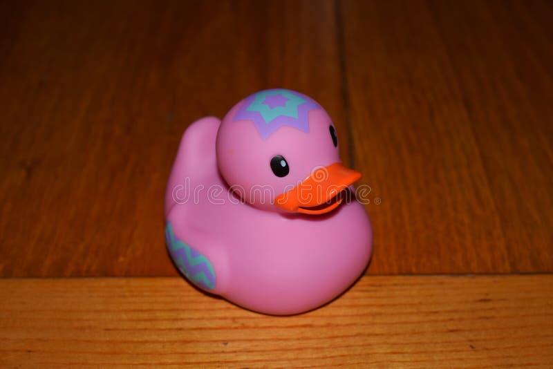 Pink Rubber Duck stock image. Image of bath, baby, white - 93280579