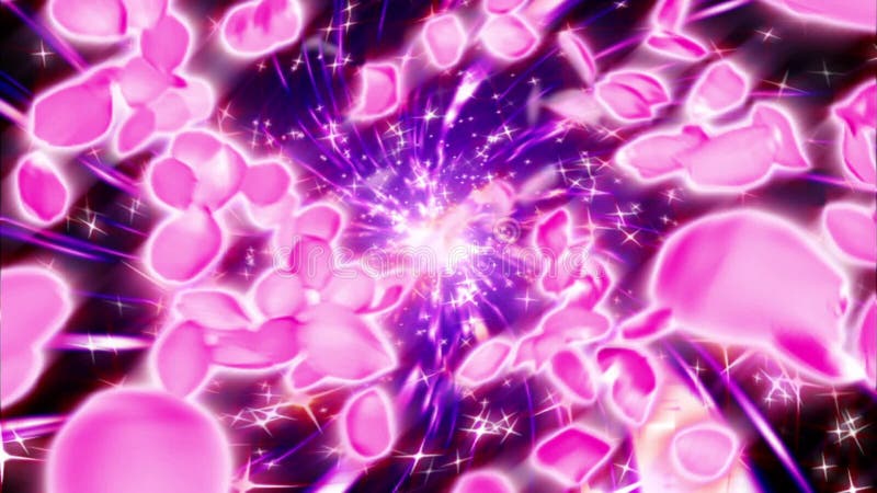 Pink Sakura Leaf Particle Loop Animation Stock Footage - Video of bokeh ...