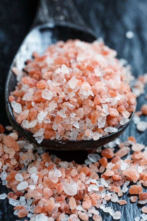 Coarse Himalayan Pink Salt stock photo. Image of natural - 29408390