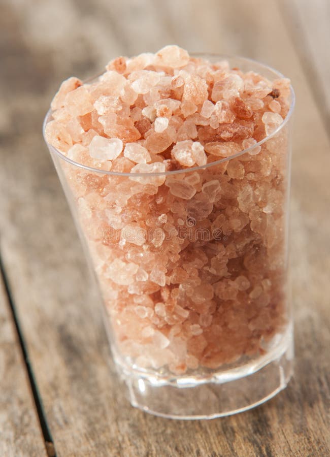 Pink salt stock image. Image of pink, crystal, single - 67135899