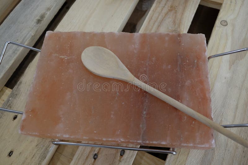 Pink salt plate stock photo. Image of ingredient, cuisine - 102720800