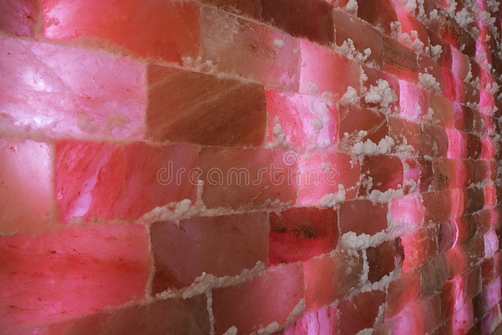 Pink salt room stock photo. Image of relaxation, medicine - 85061602
