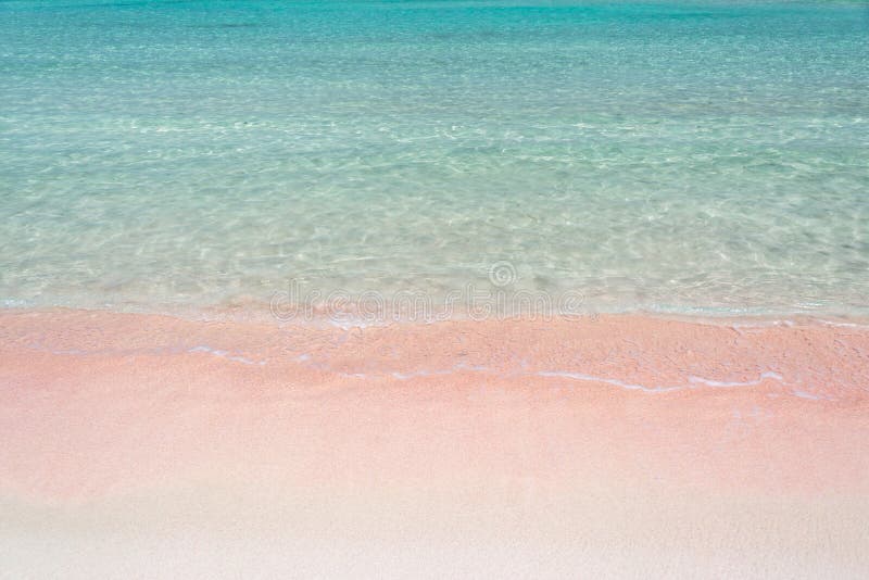 Pink Sand on Balos Beach and Gramvousa Island Near Kissamos in Crete ...
