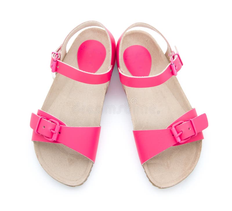 Pink sandals stock photo. Image of comfortable, footwear - 41309576
