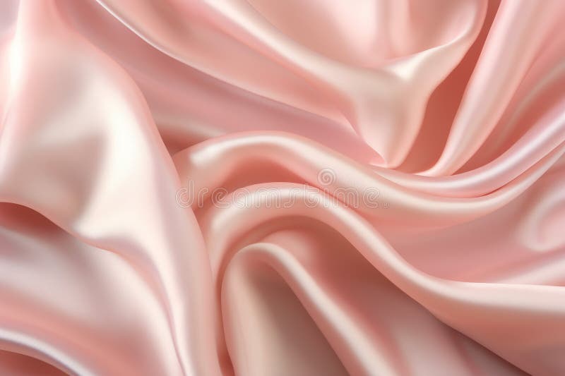 Pink Satin Color. Generate Ai Stock Illustration - Illustration of ...