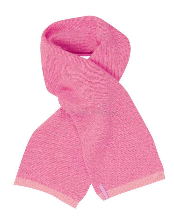 Pink scarf stock image. Image of female, cold, multi - 27532387