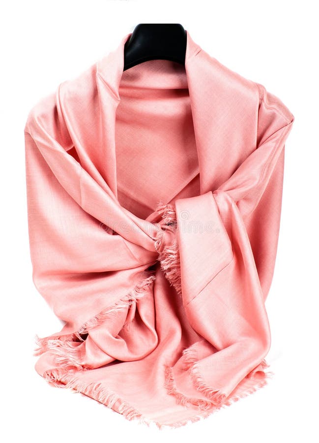 Pink scarf stock image. Image of comfortable, warm, elegance - 35622339