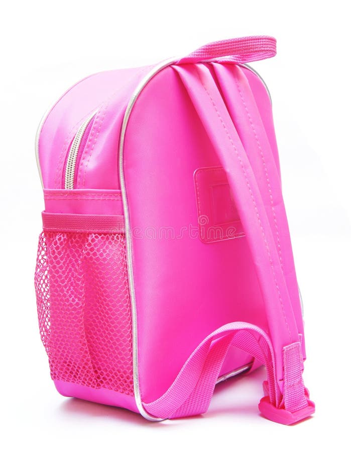 Pink School Accessories on Pink Background. Back To School Concept ...