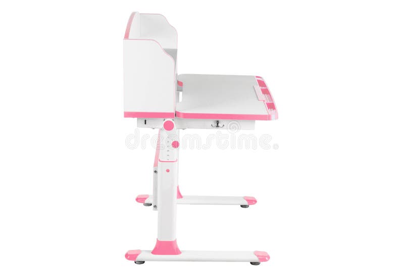Pink school desk stock image. Image of domestic, furniture - 88461829