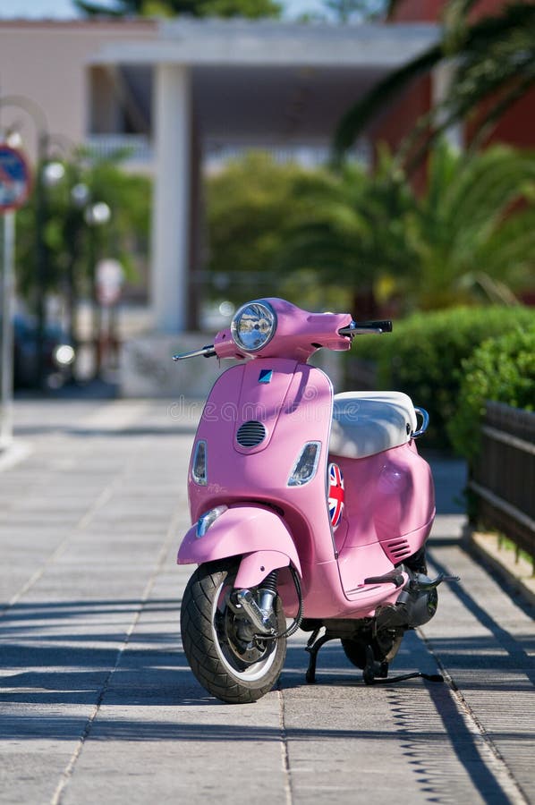 Pink Scooter stock photo. Image of pink, style, jack - 21117514