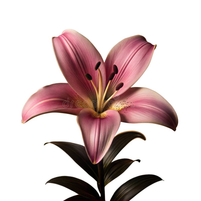 A Pink Scrunchie is on a White Background Stock Photo - Image of organ ...