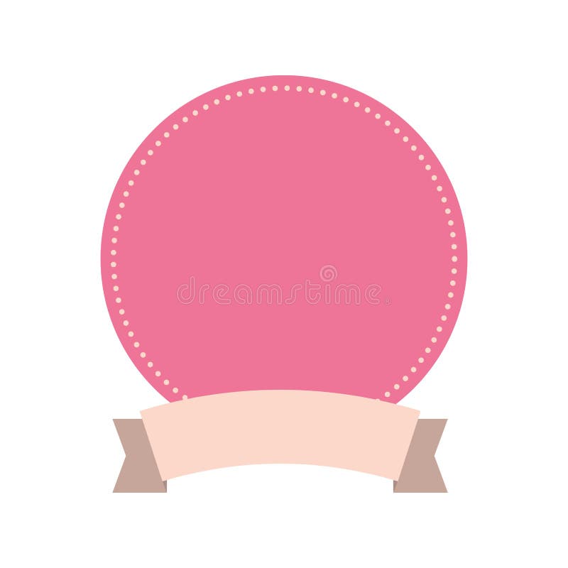 Pink Seal Stamp Icon. Label Concept. Vector Graphic Stock Illustration ...