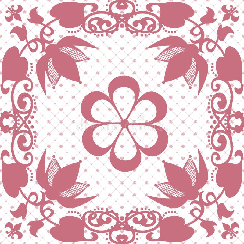 Pink Lace Seamless Pattern Stock Illustrations – 7,167 Pink Lace ...