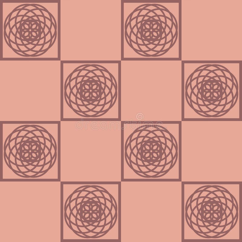 Pink Seamless Pattern, Abstract Motif, Patchwork Square Background ...