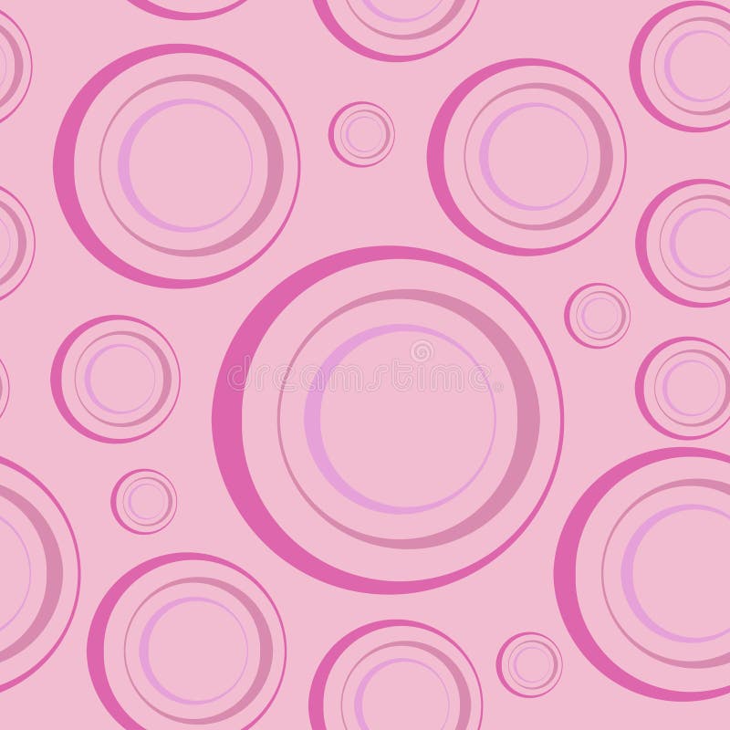 Attractive Pink Seamless Circle Pattern Stock Illustrations – 48 ...