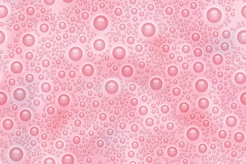 Pink Seamless Pattern with Milkshake Texture Top View Stock Vector ...