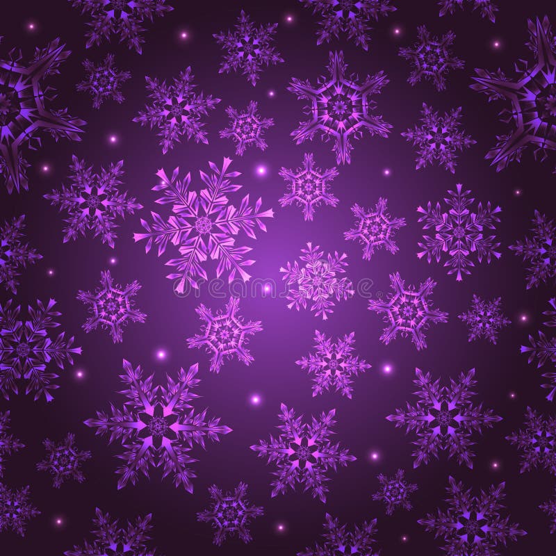 Pink Seamless Pattern with Snowflakes, Stock Vector - Illustration of ...