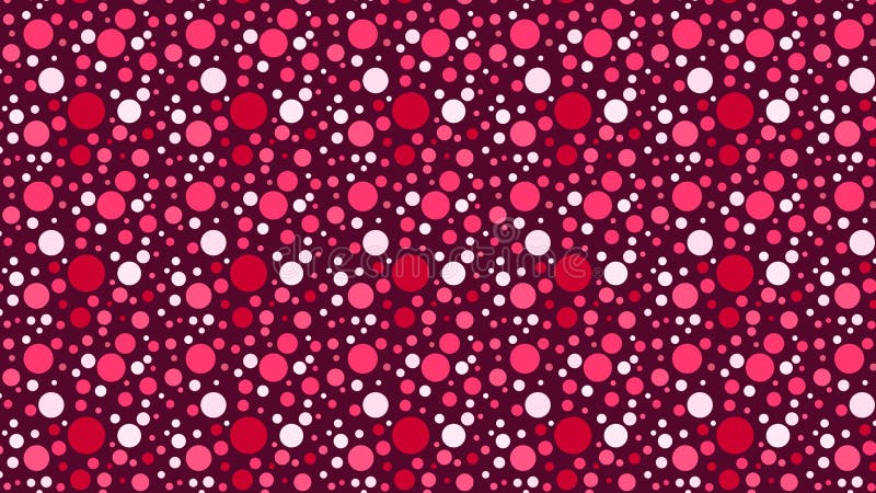Pink Seamless Scattered Dots Pattern Illustration Stock Vector ...