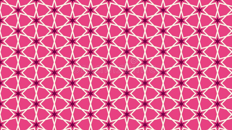 Pink Seamless Star Pattern Background Illustrator Stock Vector ...