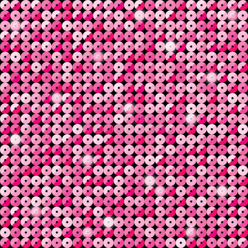 Pink Sequin Background. Square Frame. Eps 10. Stock Vector ...