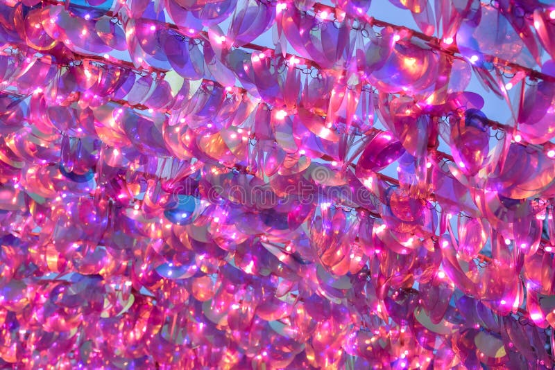 Pink Sequins, Closeup Sequins, Pink Sparkles Stock Photo - Image of ...