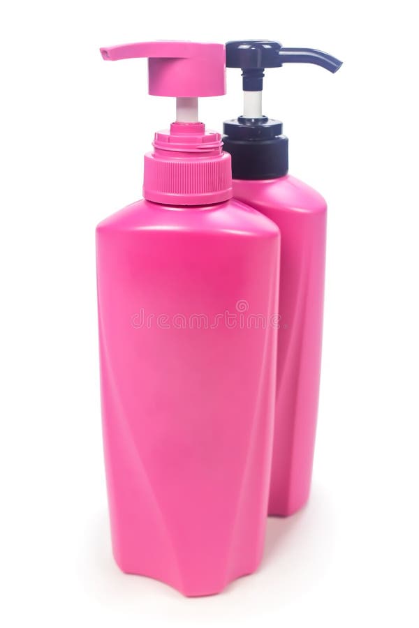 Pink shampoo bottle stock photo. Image of empty, perfume - 17296246