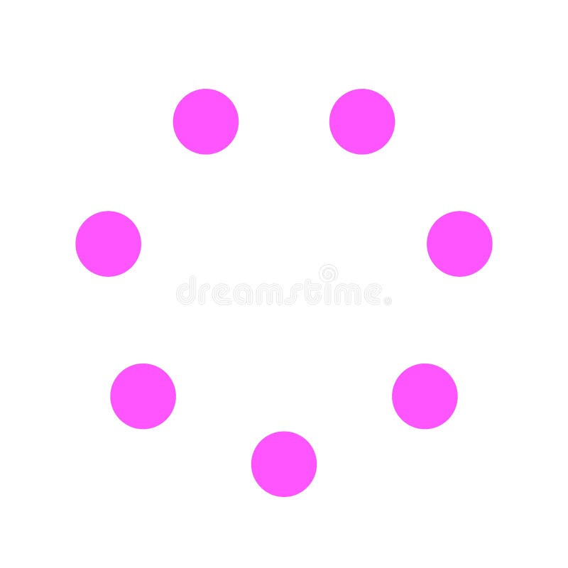 Pink Shapes Color Abstract Background Stock Illustration - Illustration ...