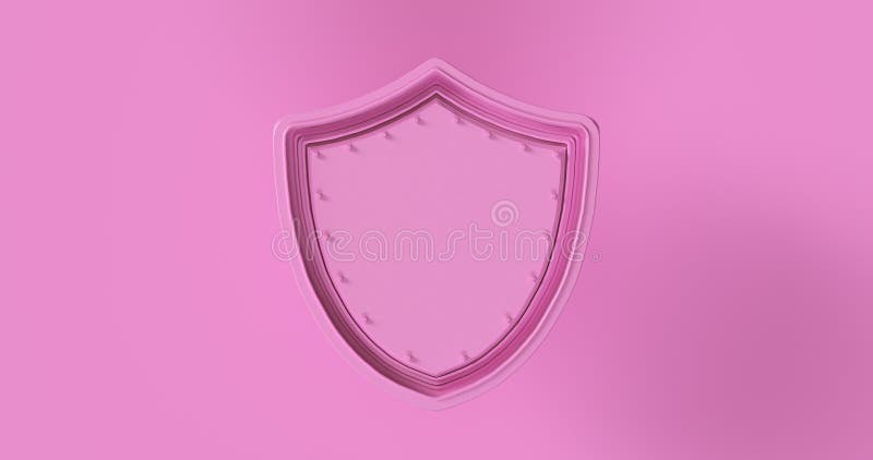 Pink shield , vector stock vector. Illustration of decor - 2074841
