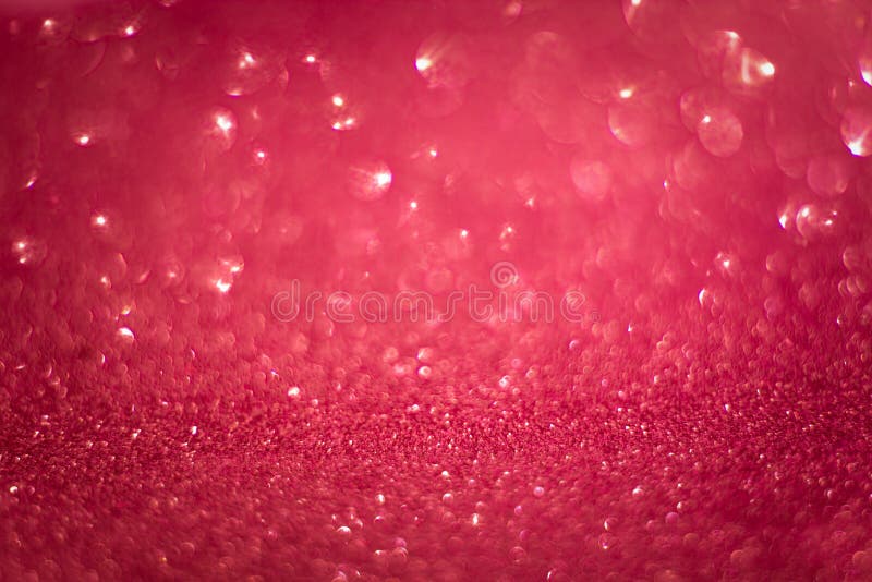 Pink Shining Lights Sparkling Glittering Romantic Backdrop Blurred ...