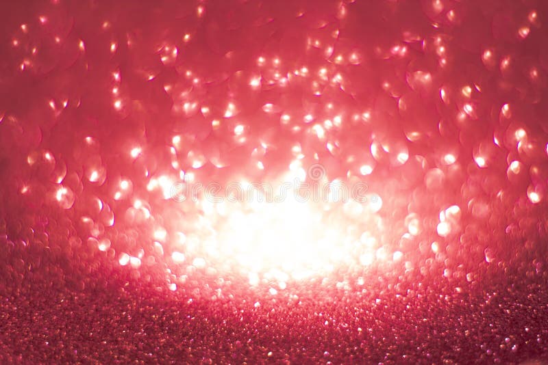 Pink Shining Lights Sparkling Glittering Romantic Backdrop Blurred ...