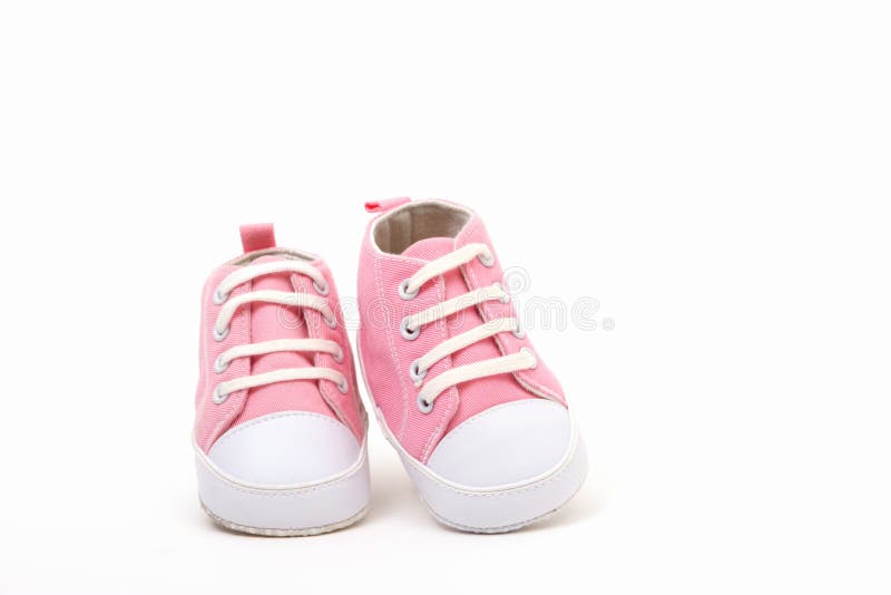 Pink shoes stock image. Image of shoes, newborn, feet - 1593361