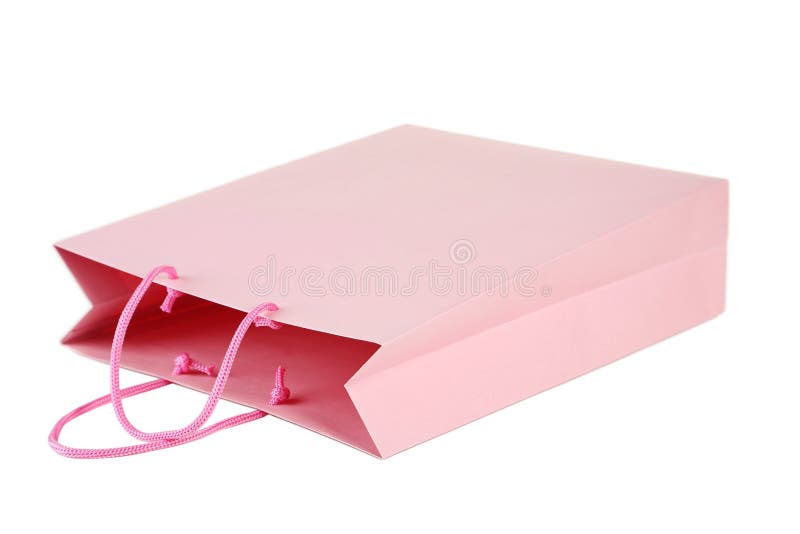 Pink shopping bag stock photo. Image of design, pack - 51156168
