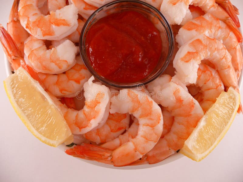 Pink Shrimp on Ice stock photo. Image of food, oeuvres - 8089976