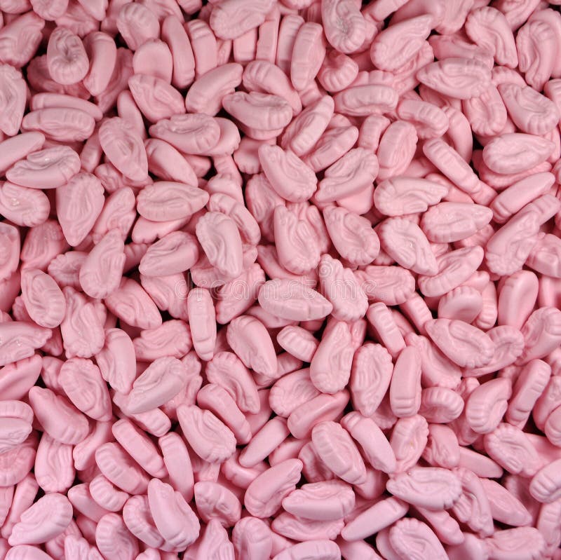 Pink shrimp sweets cutout stock image. Image of studio - 29189463