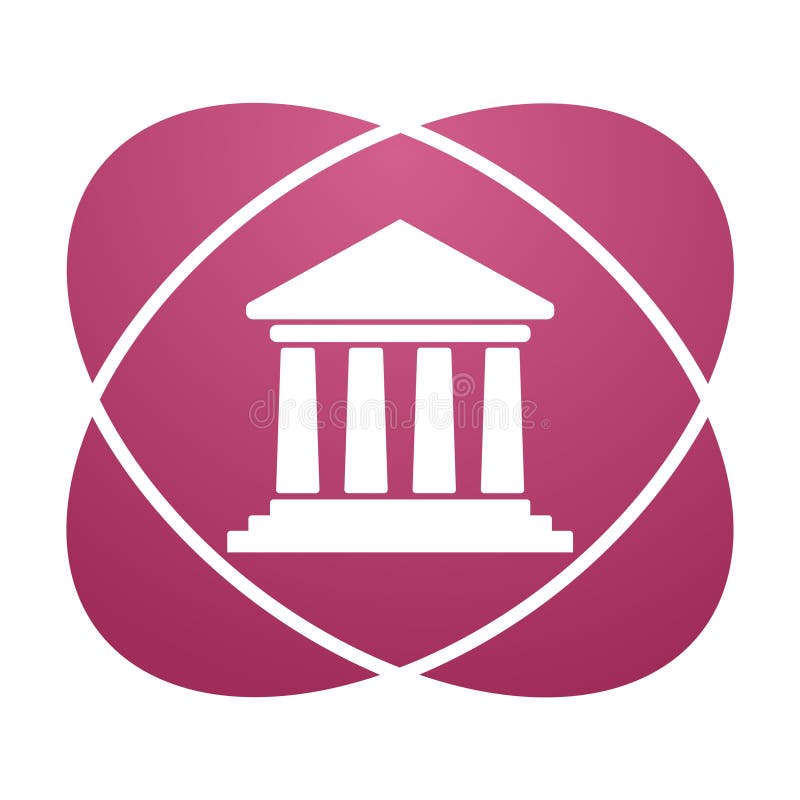 Pink sign bank stock vector. Illustration of credit, fund - 93150703