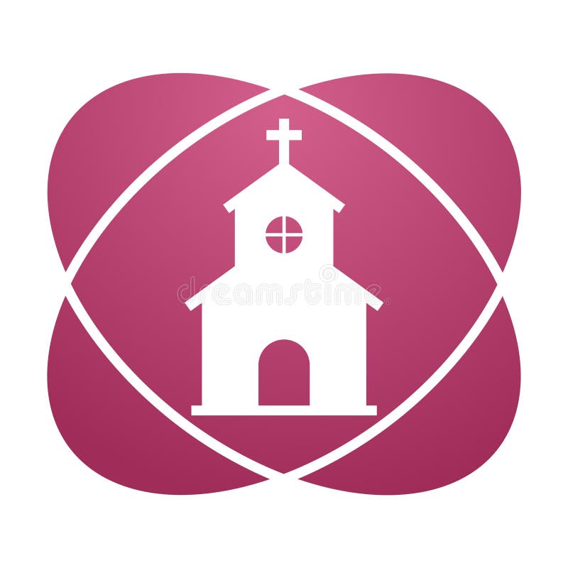 Pink sign church stock vector. Illustration of faith - 93150919