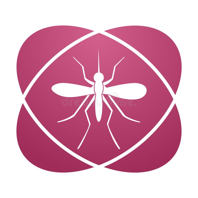 Pink mosquito stock illustration. Illustration of classical - 74736600