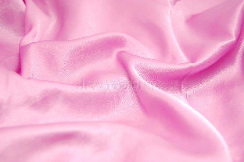 Pink silk stock image. Image of elegant, curve, fabric - 12663957