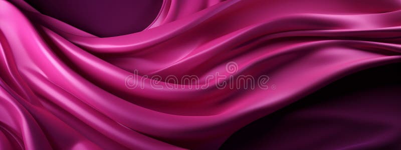 Pink Silk Abstract Background. Generative AI Stock Illustration ...