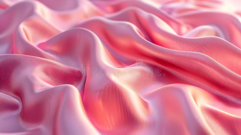 Pink Silk Drape Abstract Background Image Stock Illustration ...