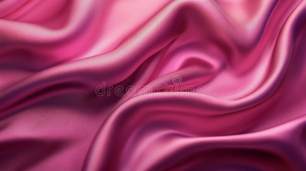 Pink Silk Fabric Drape Texture Stock Illustration - Illustration of ...