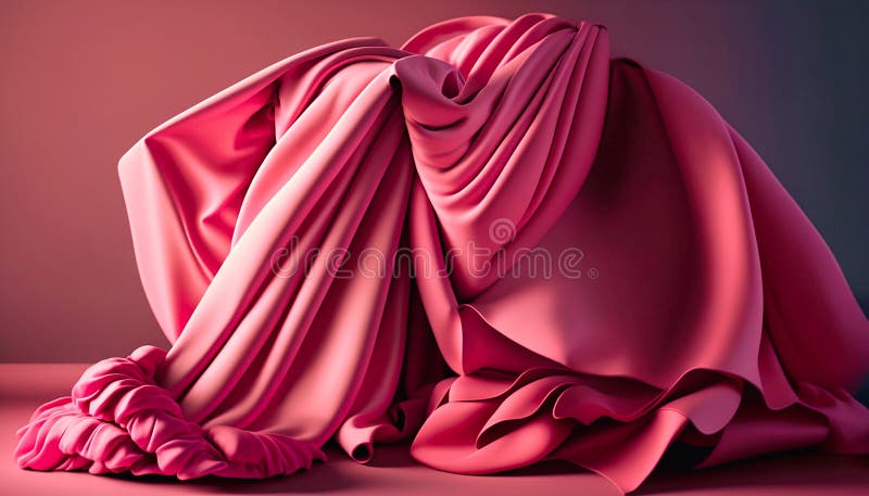 Pink Silk Folded Fabric Background Stock Illustrations – 143 Pink Silk ...