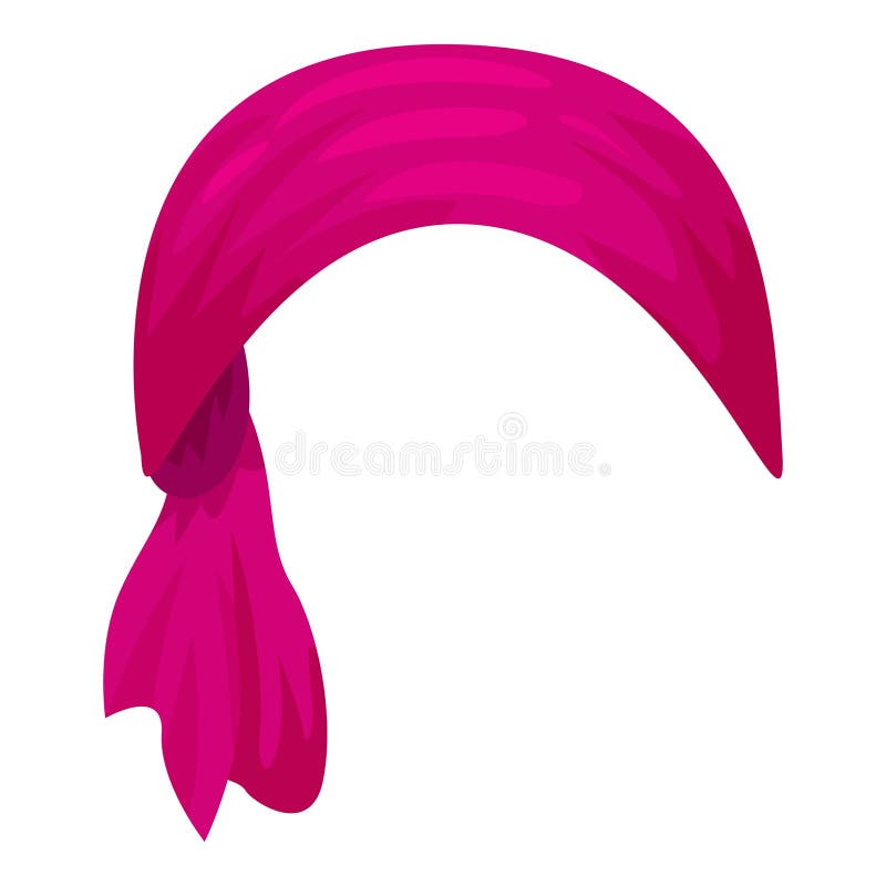 Pink Silk Scarf is Blowing in the Wind Stock Vector - Illustration of ...